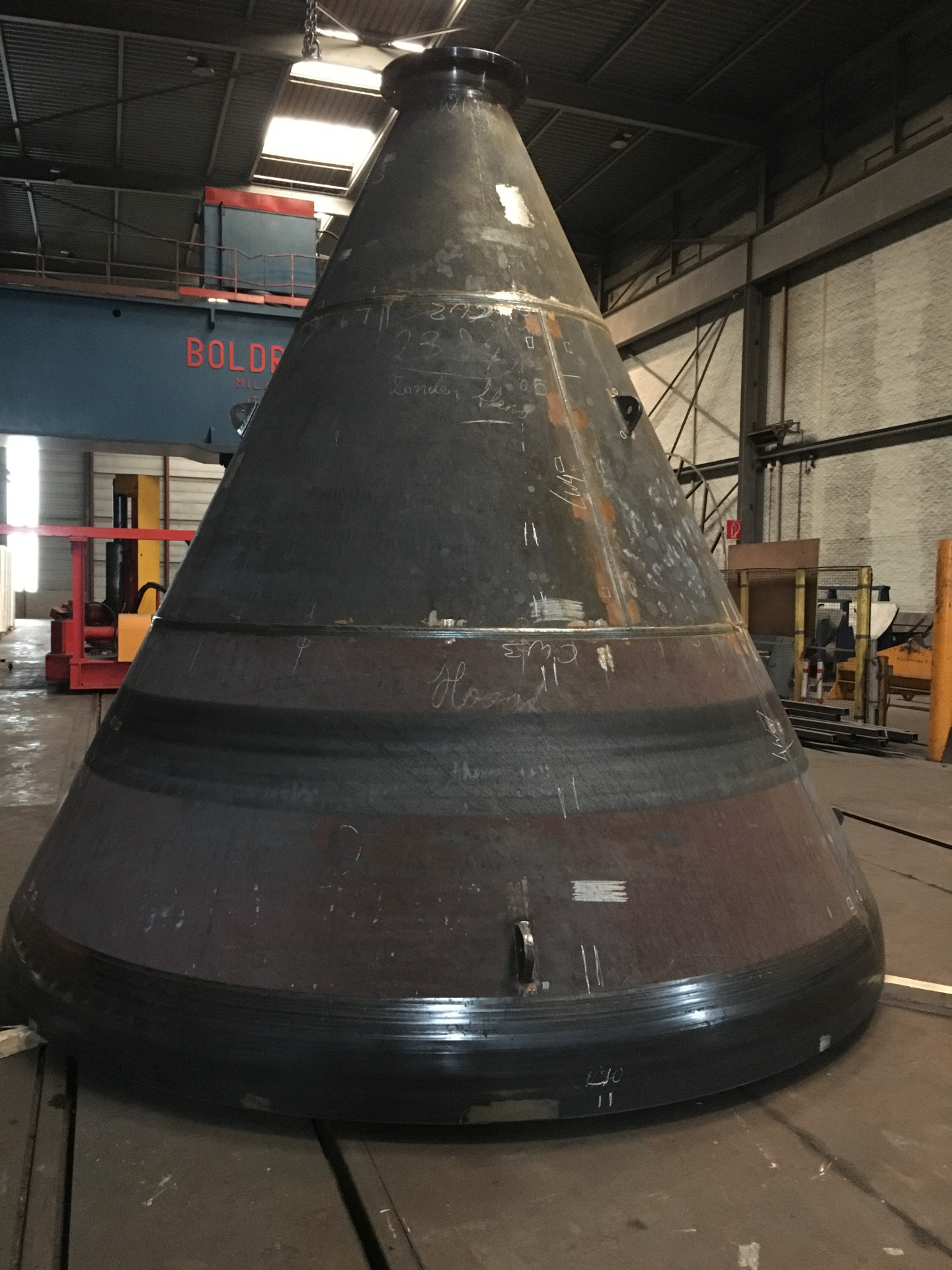 Cone production of knuckle & straight edge variations